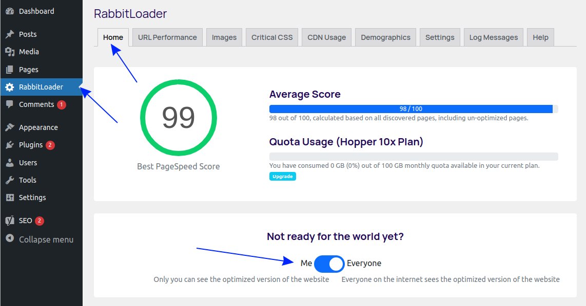» Trying RabbitLoader on a staging environment