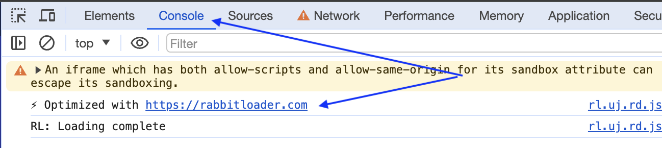 » Compare PageSpeed performance before and after RabbitLoader